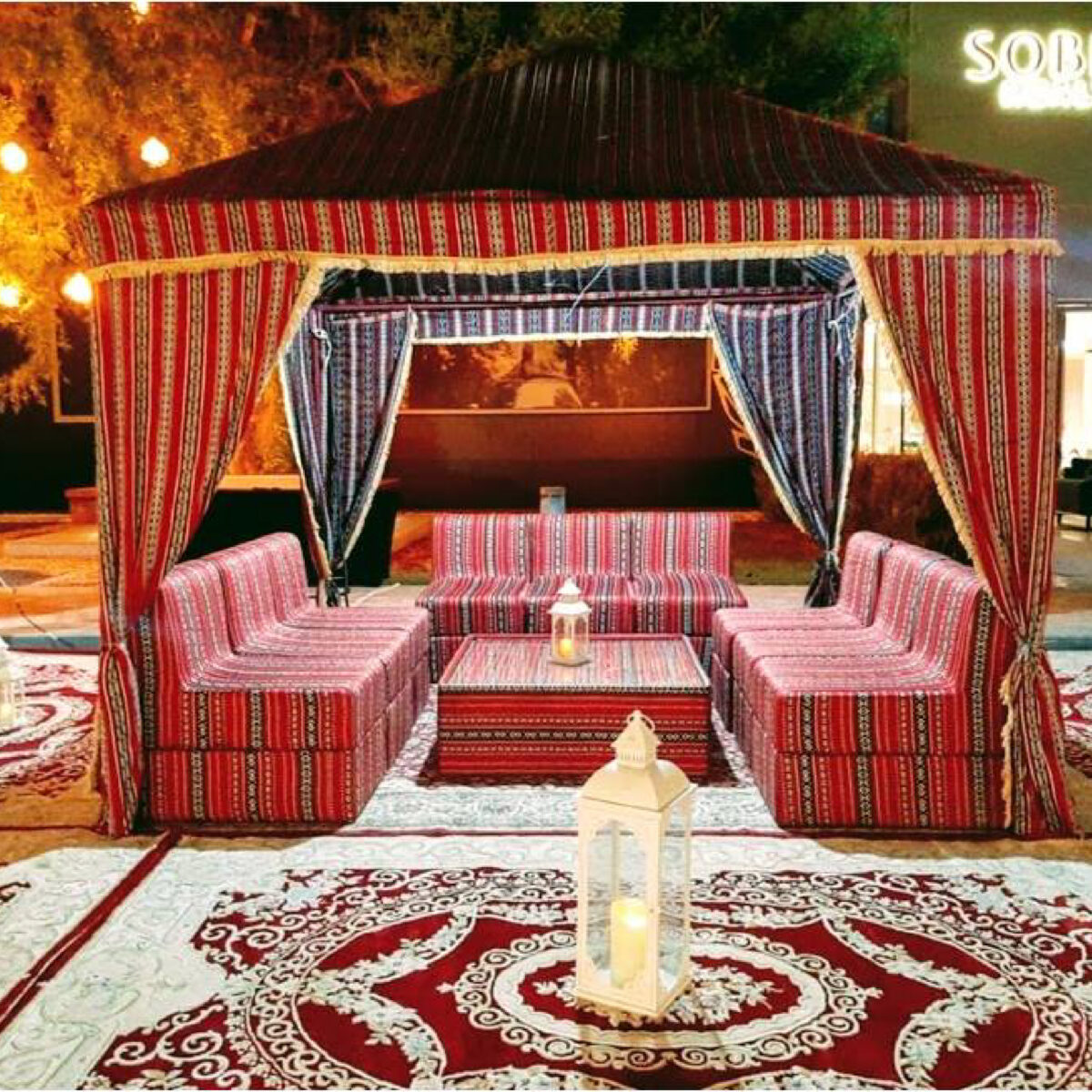 Majlis-Arabic-Sadu Tent - Arabian Tents UAE